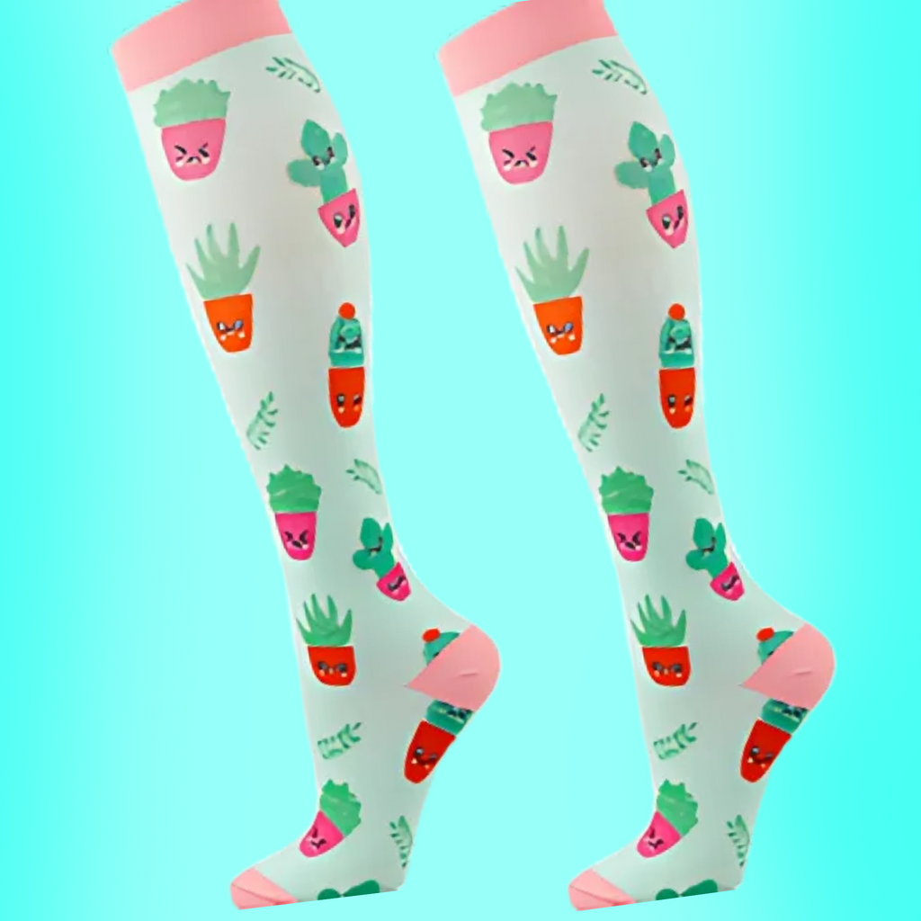 Bundle & Save Compression Socks Cactus Pots – sockymate