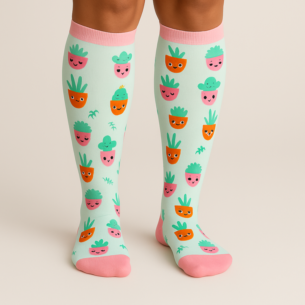 Bundle & Save Compression Socks Cactus Pots – sockymate