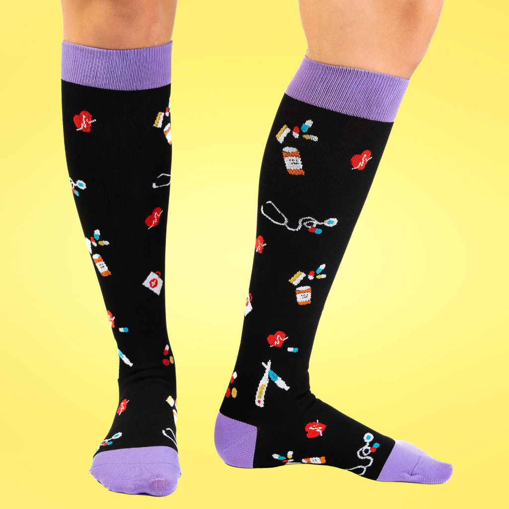 Compression Socks Bundle & Save Purple Hospital – sockymate