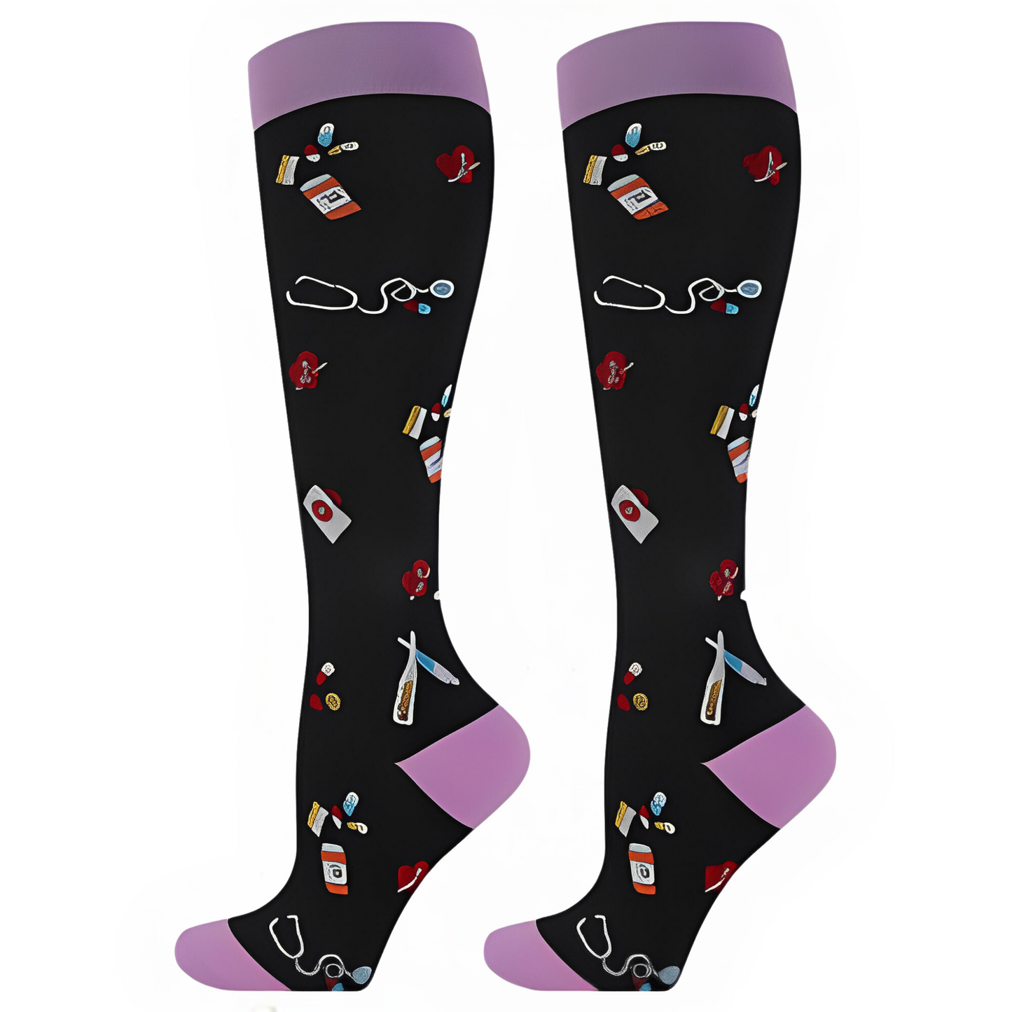 Compression Socks Bundle & Save Purple Hospital – socky mate